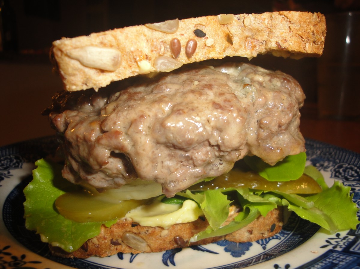 Stilton Burger | Pam's Tactical Kitchen